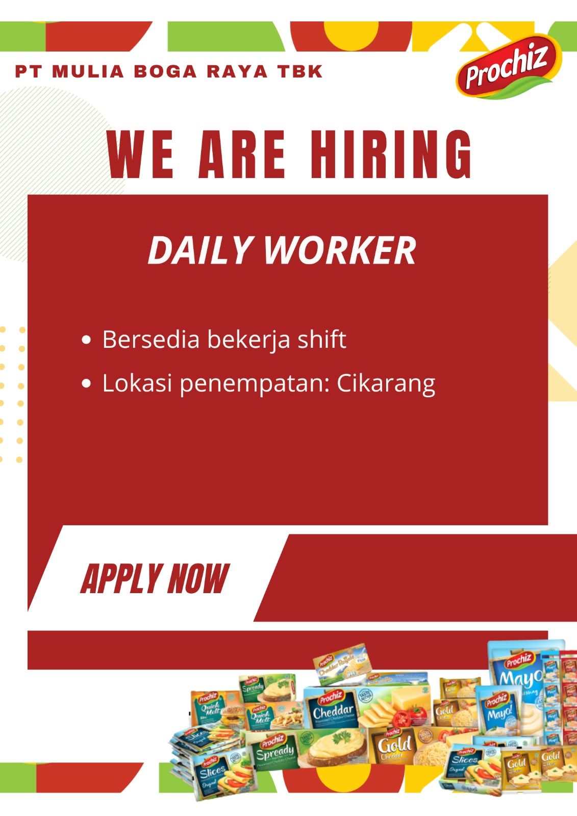 Lowongan Kerja Cikarang PT Mulia Boga Raya Tbk Agustus 2024 Terbaru - LOKER SUBANG ID