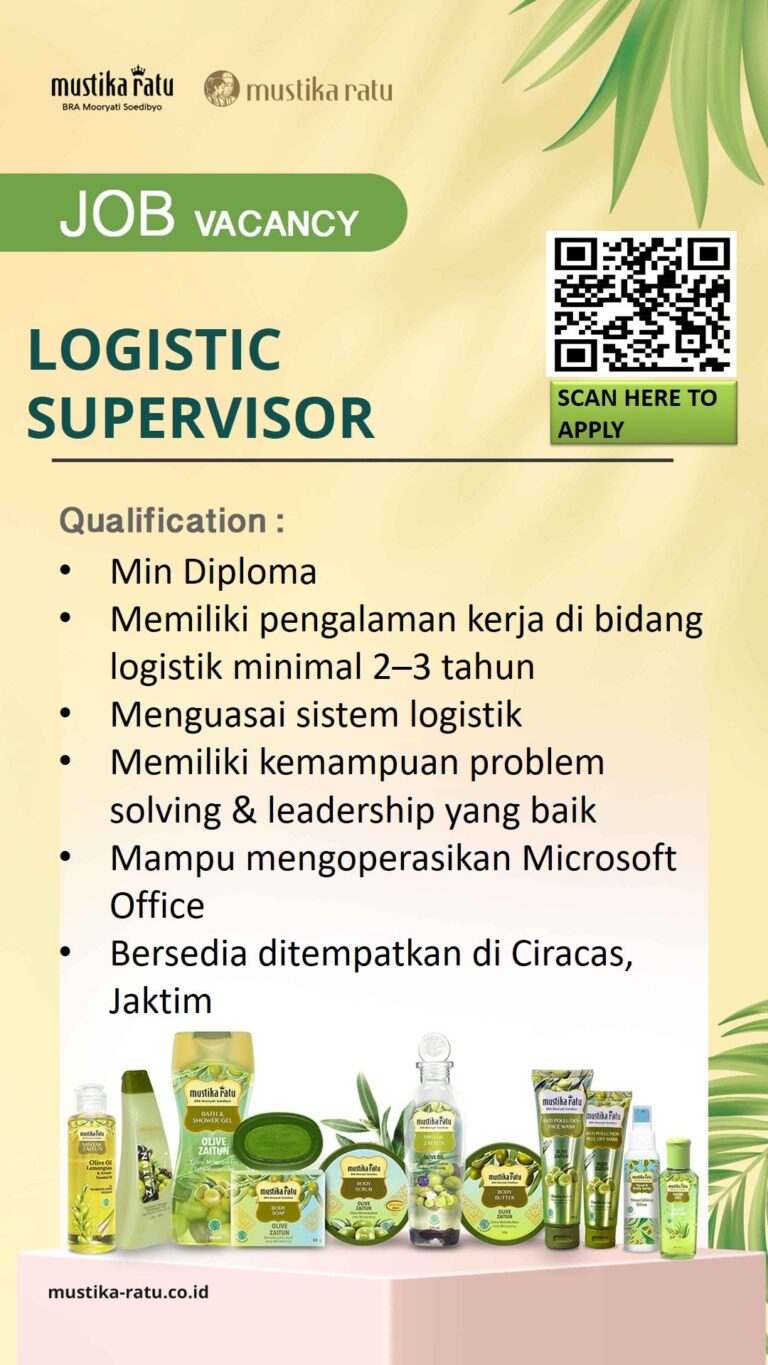 Lowongan Kerja Jakarta PT Mustika Ratu Tbk (MRAT) Oktober 2024 Terbaru - LOKER SUBANG ID