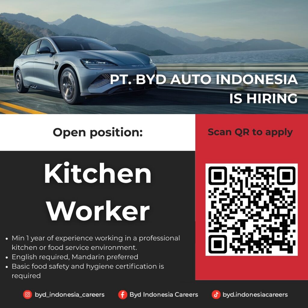 Lowongan Kerja Subang FORKLIFT PT BYD Auto Indonesia Oktober 2025 ...